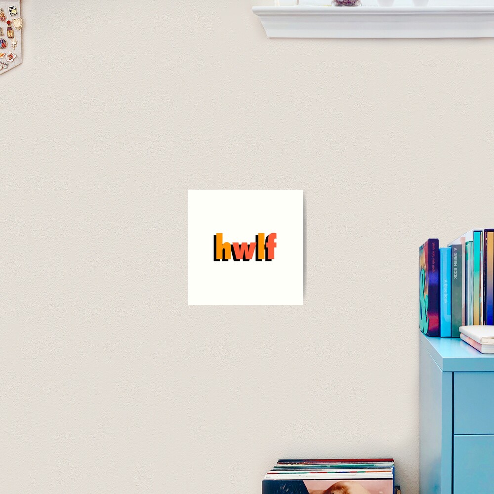 "hwlf (he would love first)" Art Print for Sale by mansinone3 | Redbubble