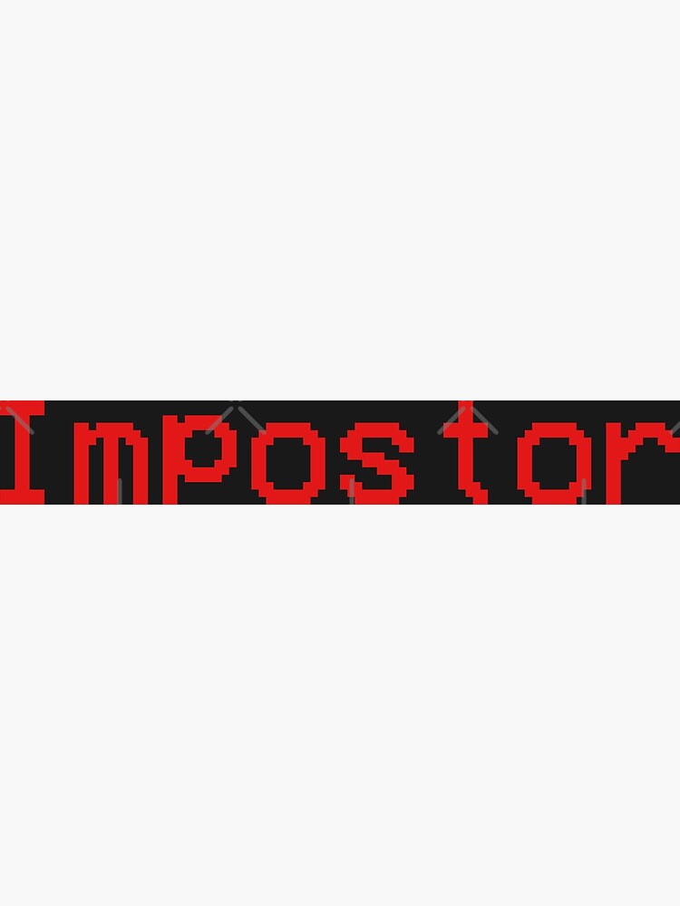 "Impostor Among Us Game " Art Print for Sale by patternarium | Redbubble