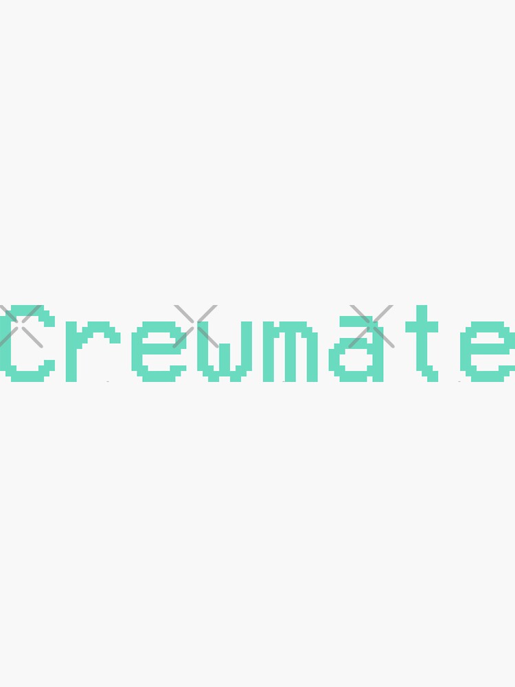 "Crewmate Among Us Game " Sticker by patternarium | Redbubble