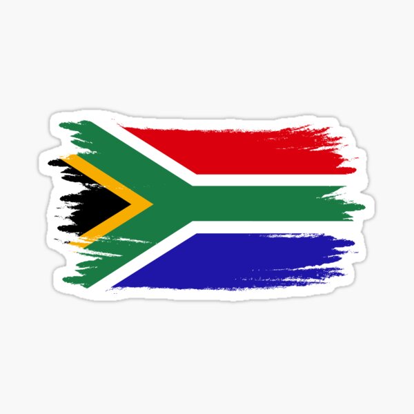 "South African Flag" Sticker by RepMyFlag | Redbubble