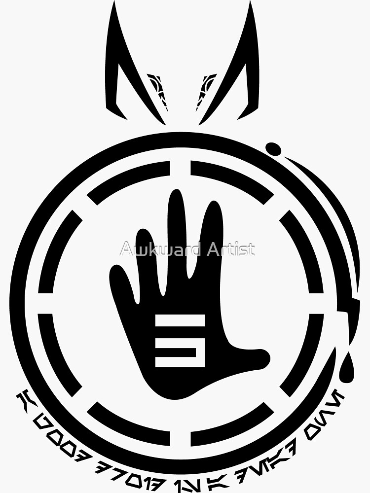 "Kix 501st Tribute Black" Sticker for Sale by Randomfandoms13 | Redbubble