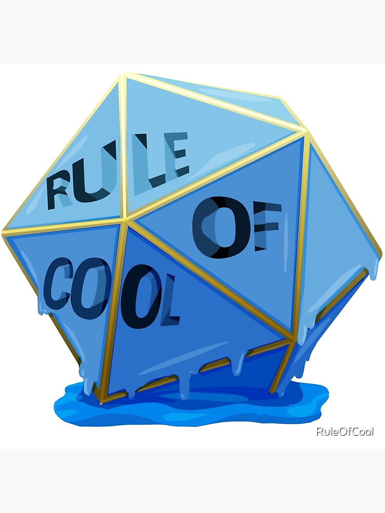 "Rule of Cool Podcast Logo" Art Print for Sale by RuleOfCool | Redbubble