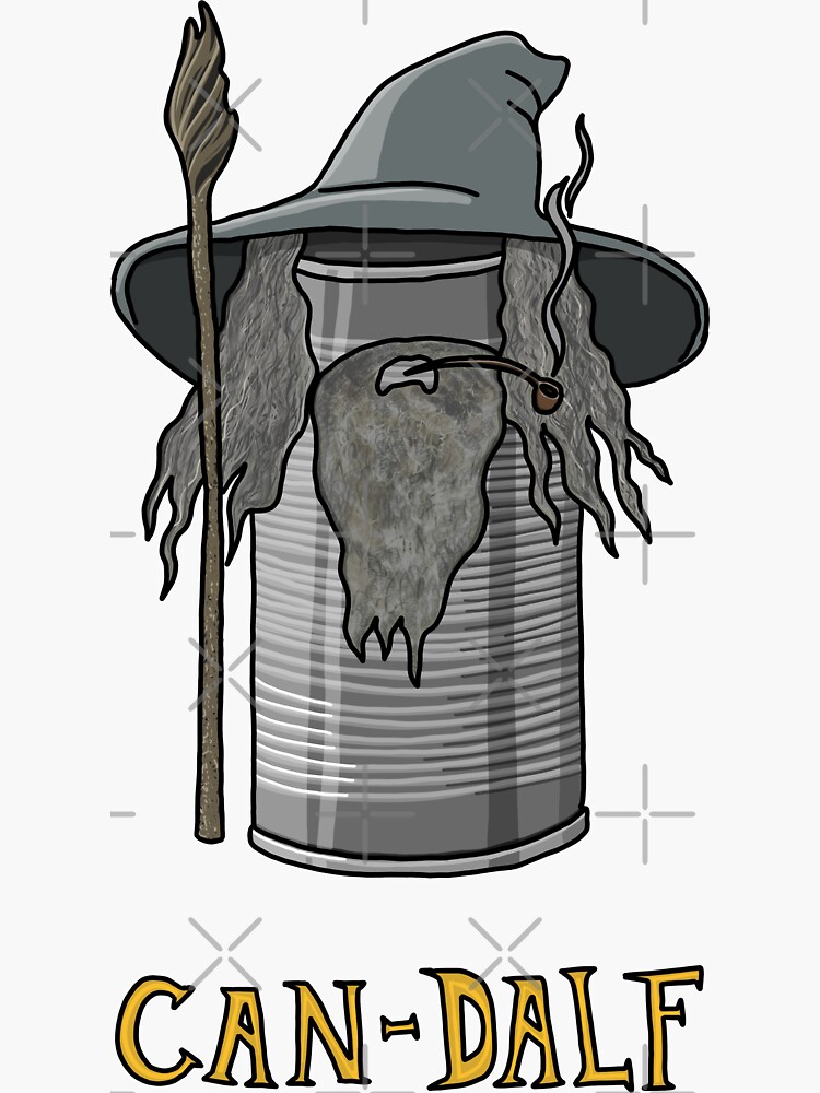 "Can-dalf" Sticker for Sale by Emi23 | Redbubble