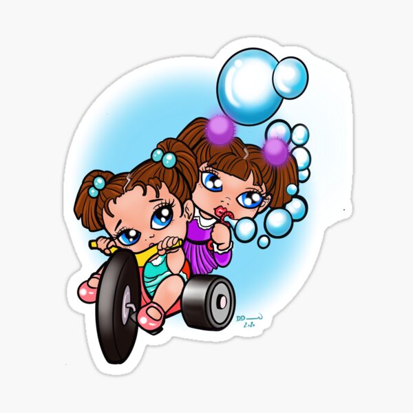 "Izzy and Me" Sticker by MetroInk | Redbubble
