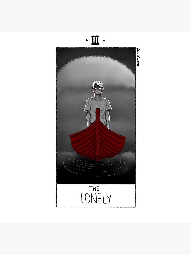 "TMA Tarot - The Lonely" Sticker for Sale by amiepalette | Redbubble