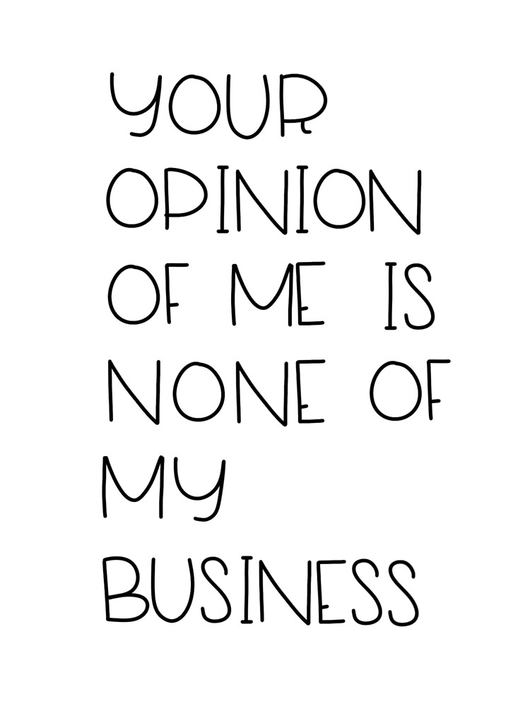 "Opinion Lettering" Sticker for Sale by sydneyw745 | Redbubble