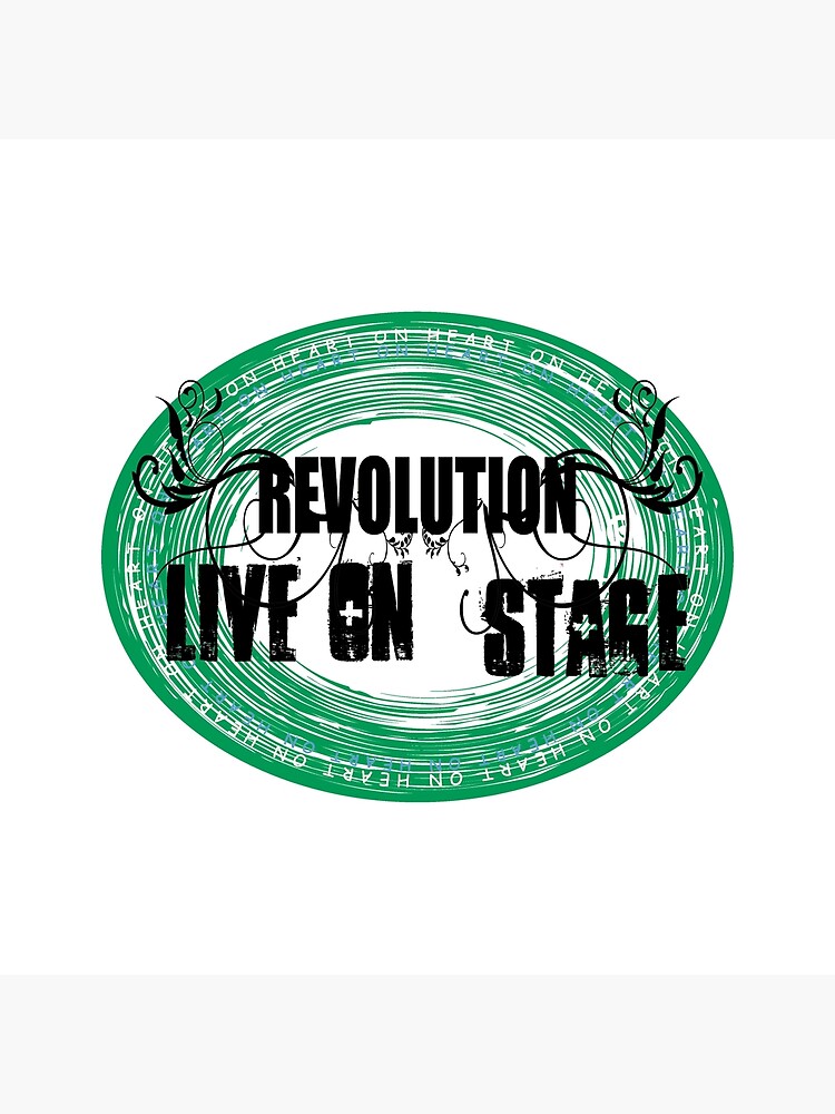 "Revolution live on stage" Art Print by WikingerZeug | Redbubble