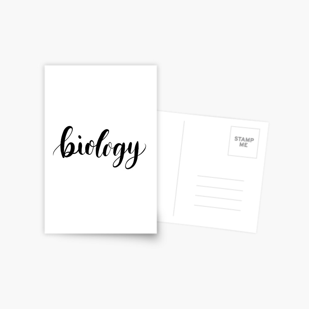 "Biology Calligraphy" Poster for Sale by YitingZarts | Redbubble