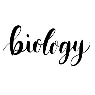 "Biology Calligraphy" Poster for Sale by YitingZarts | Redbubble