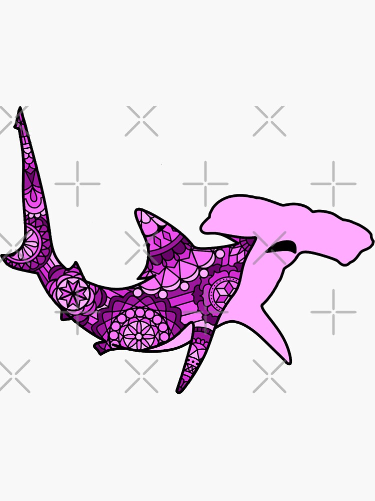 "Pink Hammerhead" Sticker for Sale by Scuba-Div3r | Redbubble