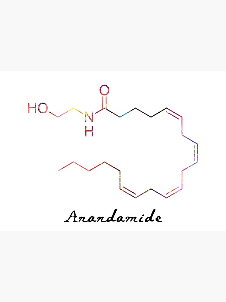 "Anandamide Watercolour Quote Art Design Inspiratio" Poster by ...