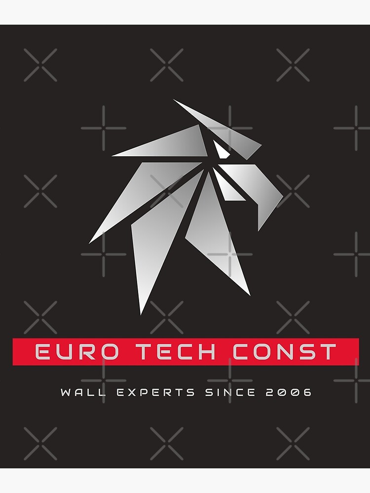 "Euro Tech Construction" Poster by SowhatStudios | Redbubble