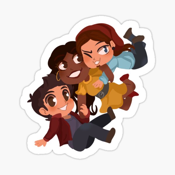 "Chibi Trio" Sticker by sushicatgo | Redbubble