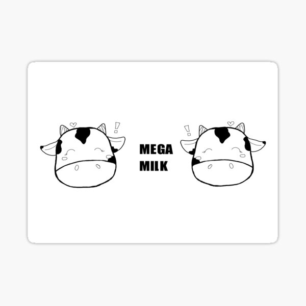 Mega Milk Sticker By Saffronnovella Redbubble