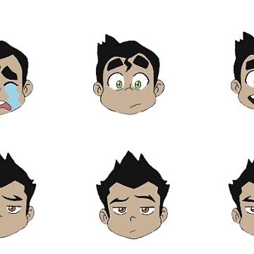 "chibi bolin and mako brothers pack" Sticker for Sale by ...