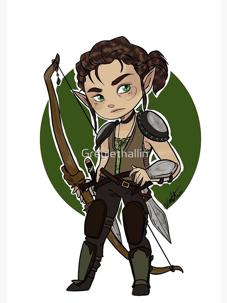 "Chibi DND leif" Poster by Greylethallin | Redbubble