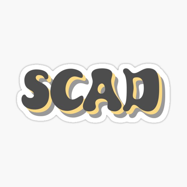 Scad Stickers | Redbubble