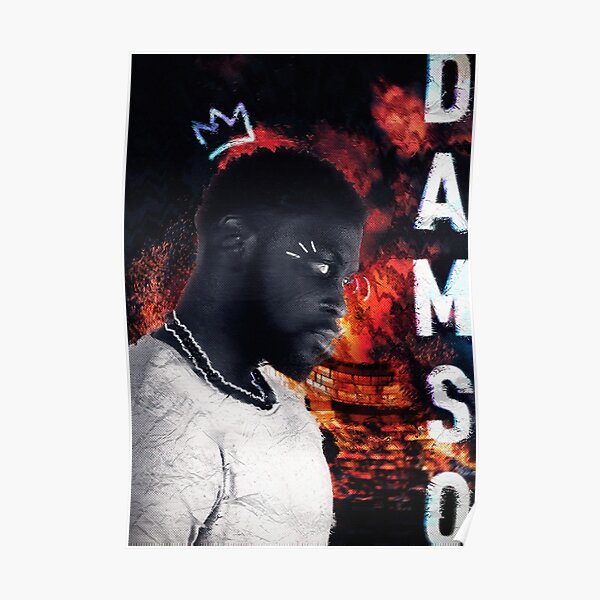 "Damso" Poster by Kevin-HPT | Redbubble