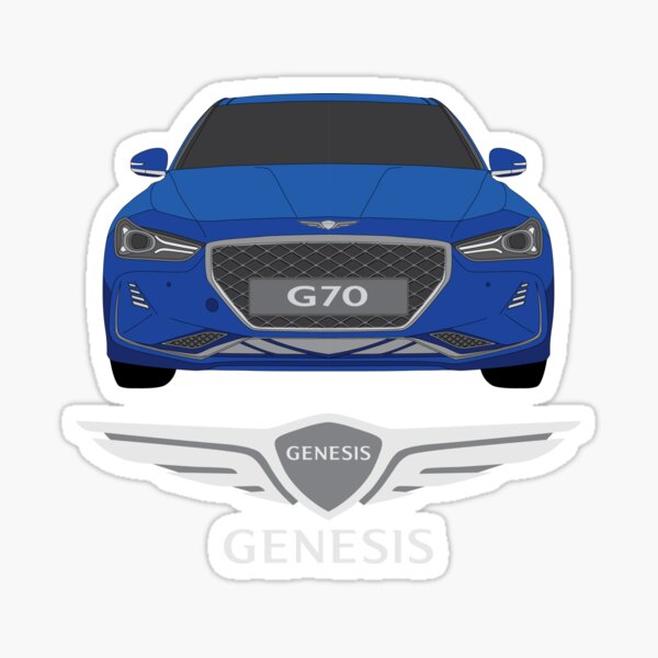 "Genesis G70 II" Sticker for Sale by Aqeelgenesis | Redbubble
