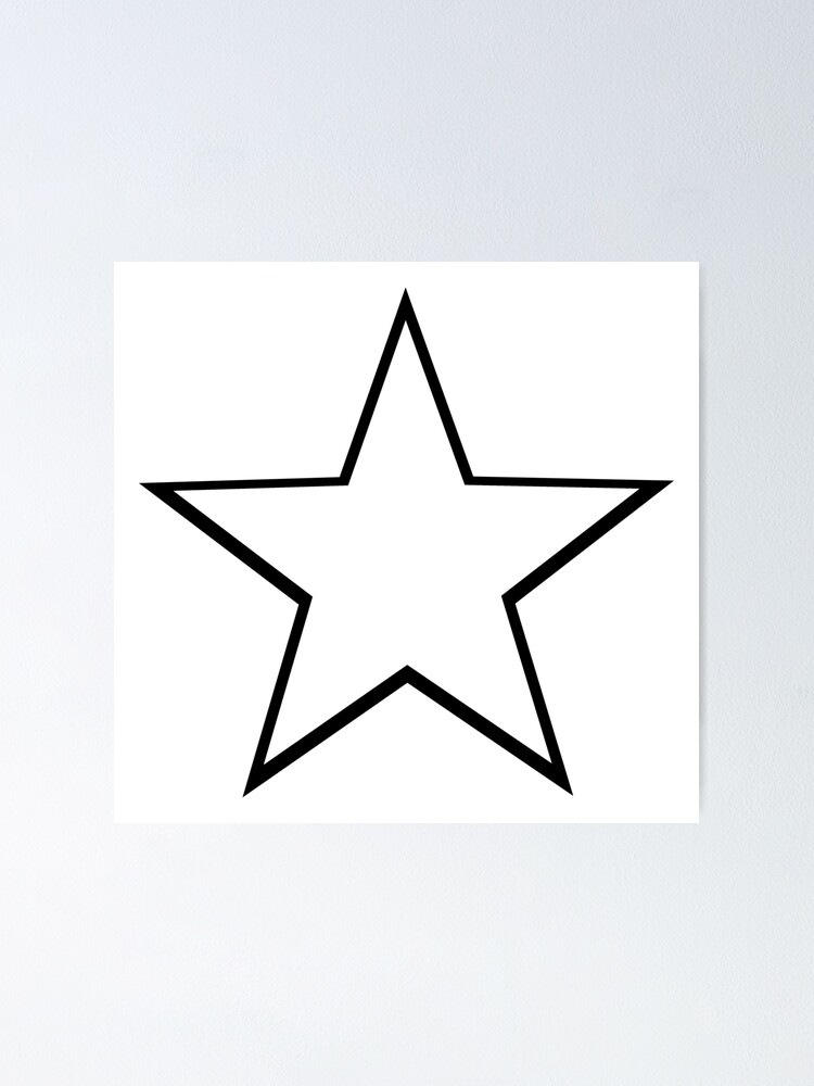 Black And White Star Border Clip Art