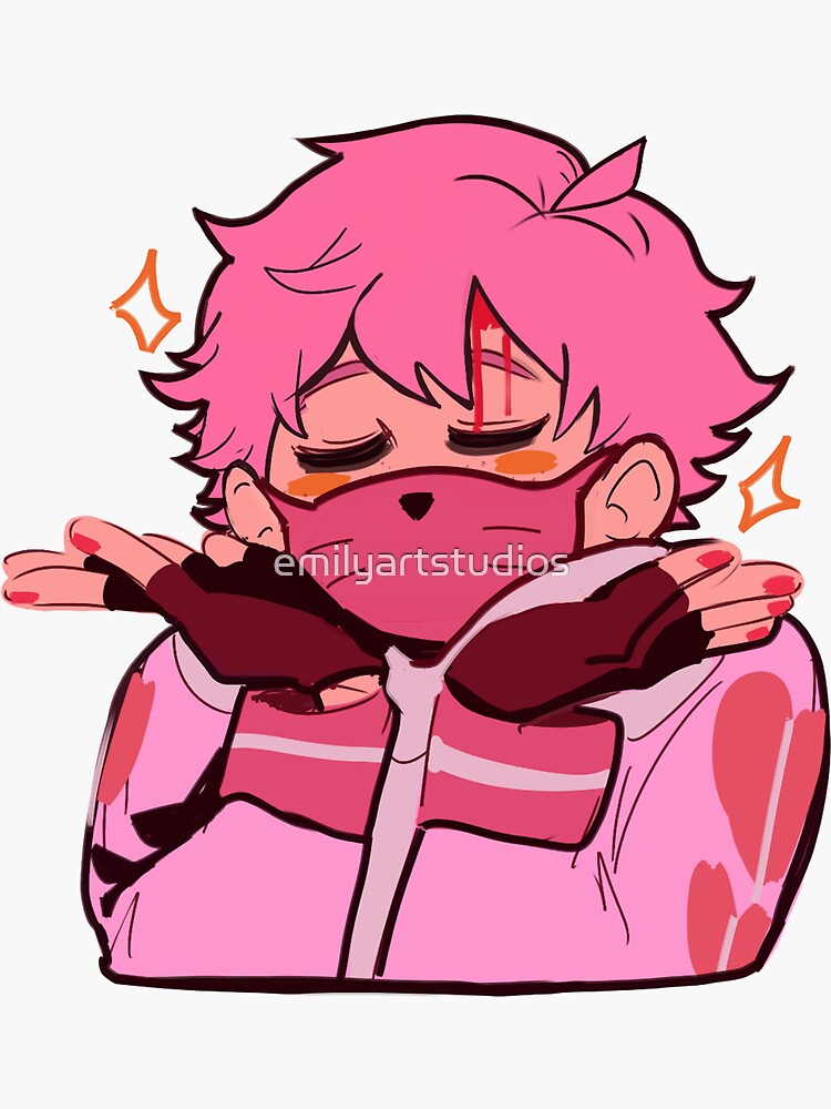 "Pink Ken" Sticker for Sale by emilyartstudios | Redbubble