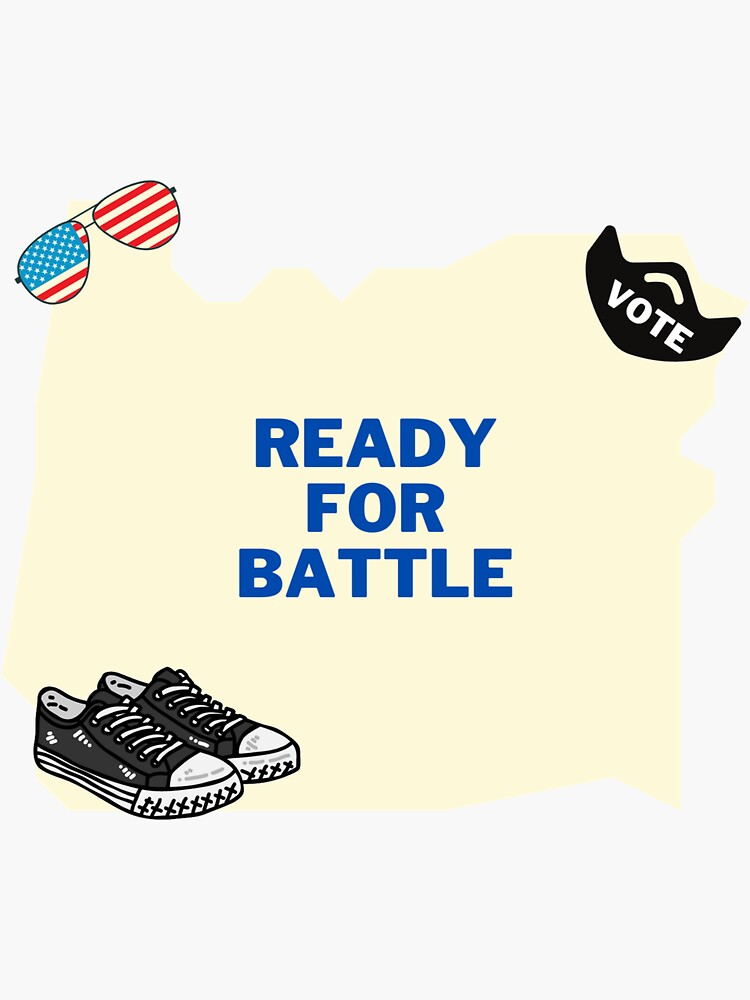 "Oregon Ready For Battle" Sticker for Sale by ElectionMerch | Redbubble