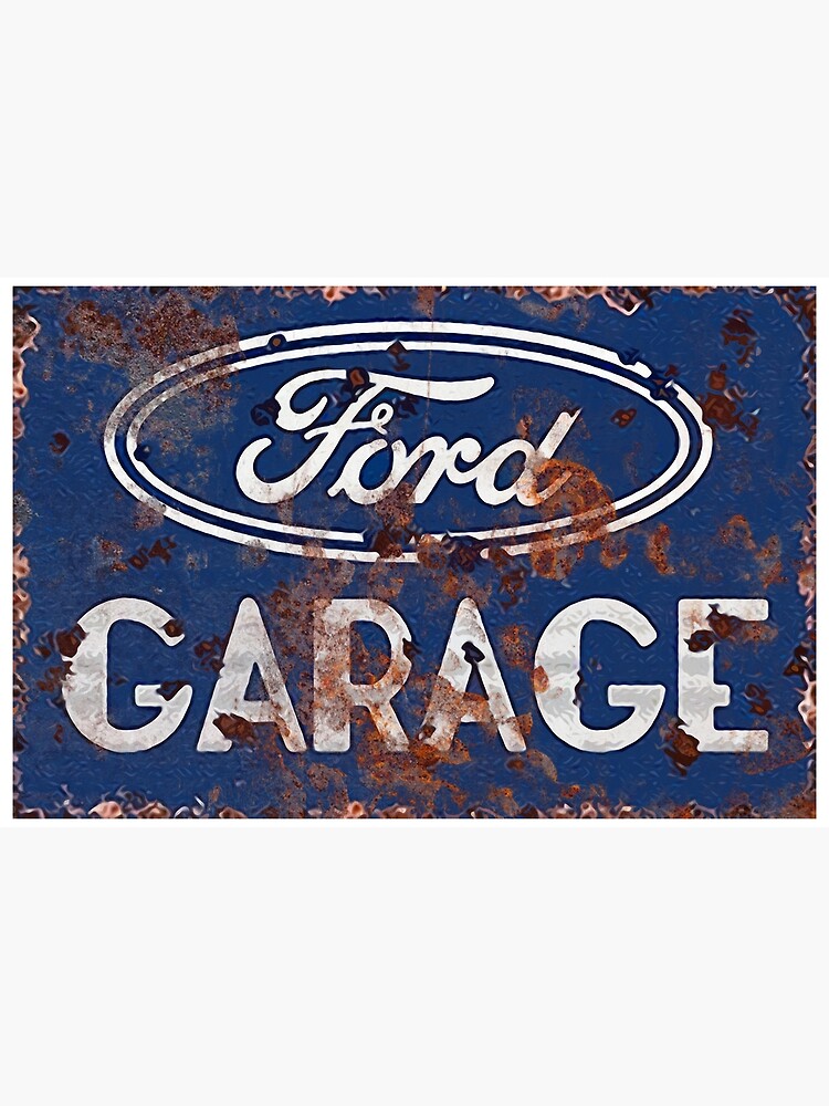 "Ford Garage" Poster for Sale by Martinfricks | Redbubble