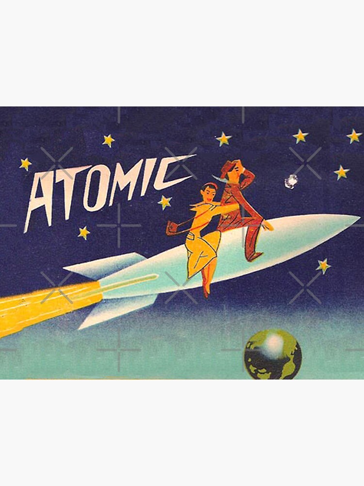 "Atomic - Vintage Retro Japanese Comic" Sticker for Sale by elevens ...