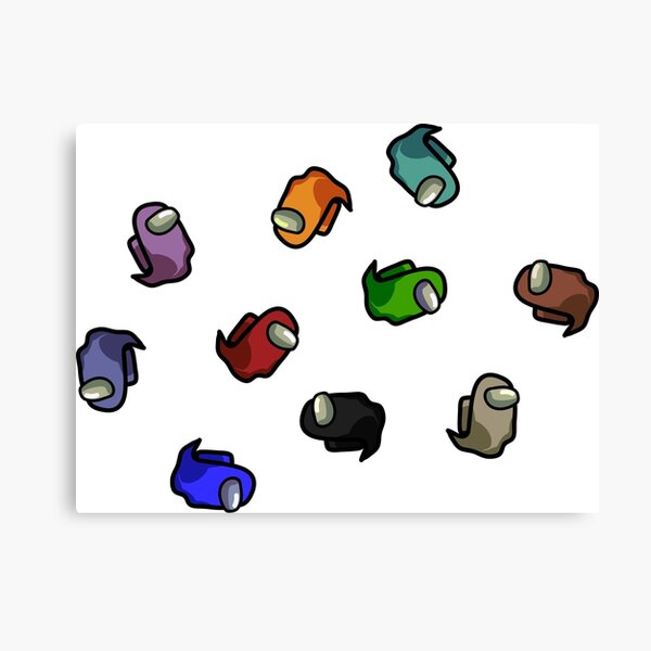 Among Us Crewmates Canvas Prints | Redbubble