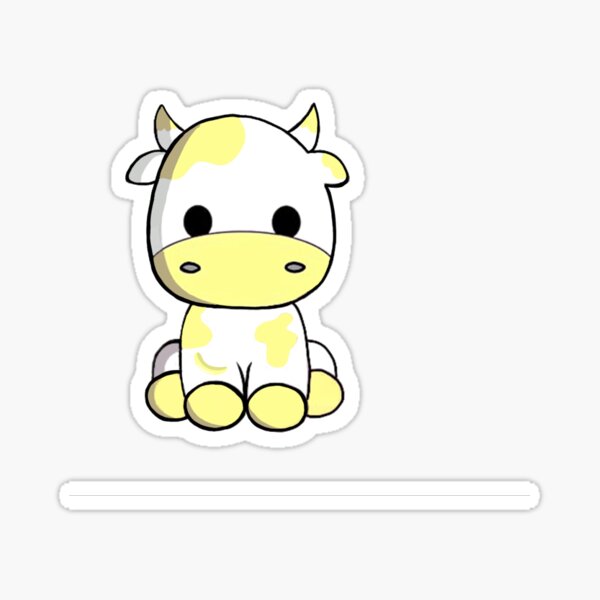 Banana Cow Stickers | Redbubble