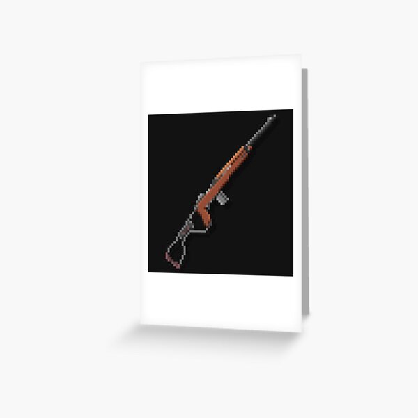 "M1 Carbine .30 Carbine Pixel Art" Greeting Card by pixelbrian | Redbubble