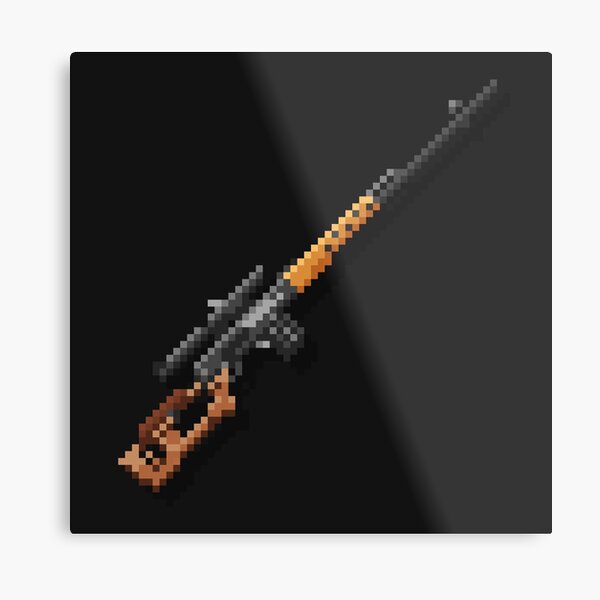 "SVD Dragunov - 7.62x54R Pixel Art" Metal Print for Sale by pixelbrian ...