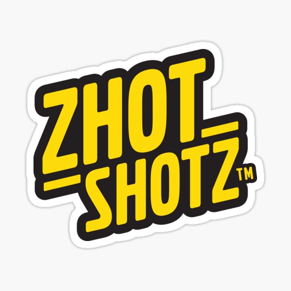 Pegatina «Zhot Shotz Official Merchandise Amarillo y Blanco» de ...