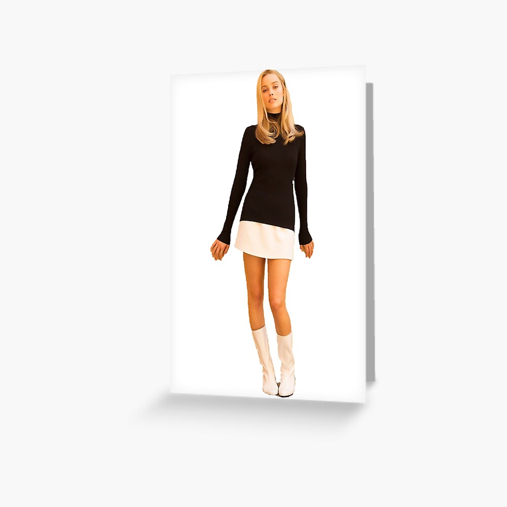 "Margot Robbie ( Sharon Tate )" Greeting Card for Sale by ...