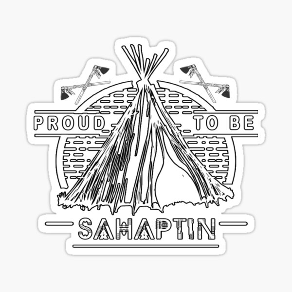 "Native American - Proud To Be Sahaptin" Sticker by nativeStor | Redbubble