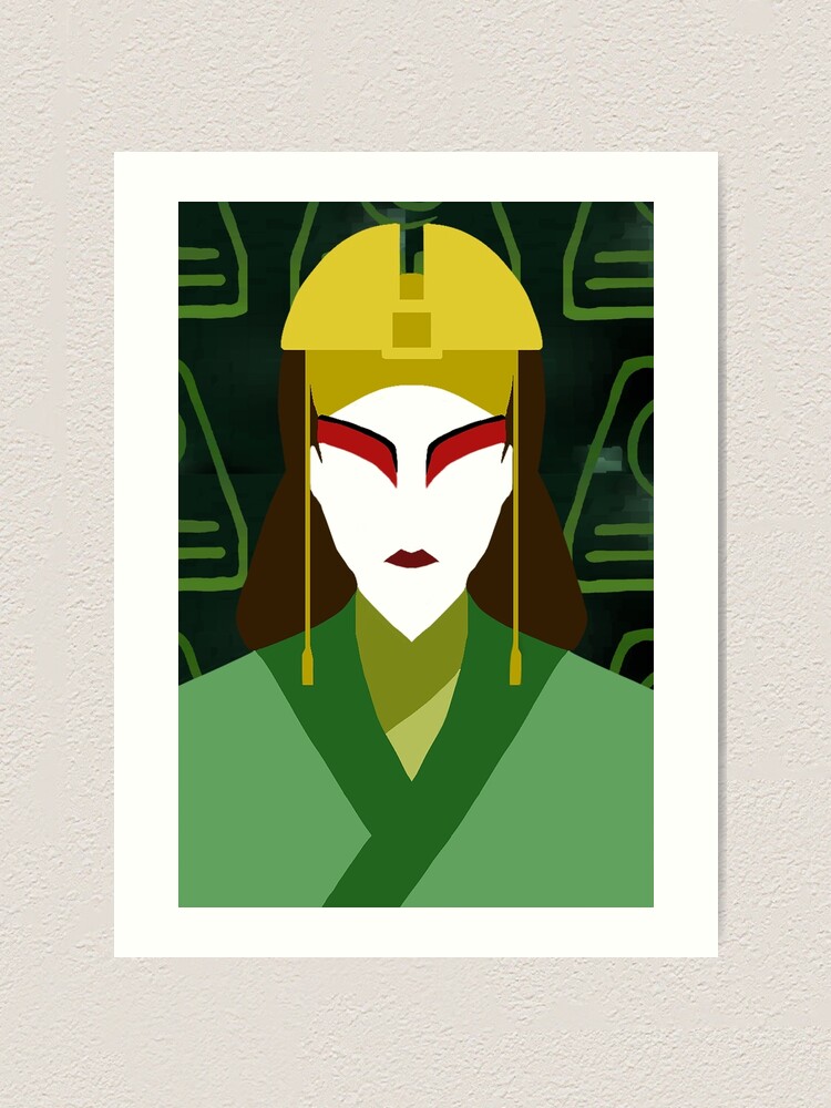 "Avatar The Last Airbender Minimalist Kyoshi Earth Kingdom" Art Print ...