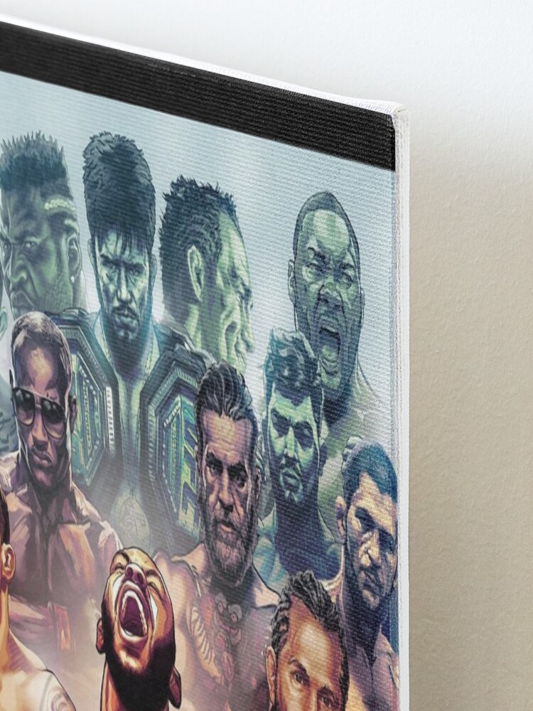 "UFC fighters art poster " Mounted Print for Sale by Grace-Cop | Redbubble