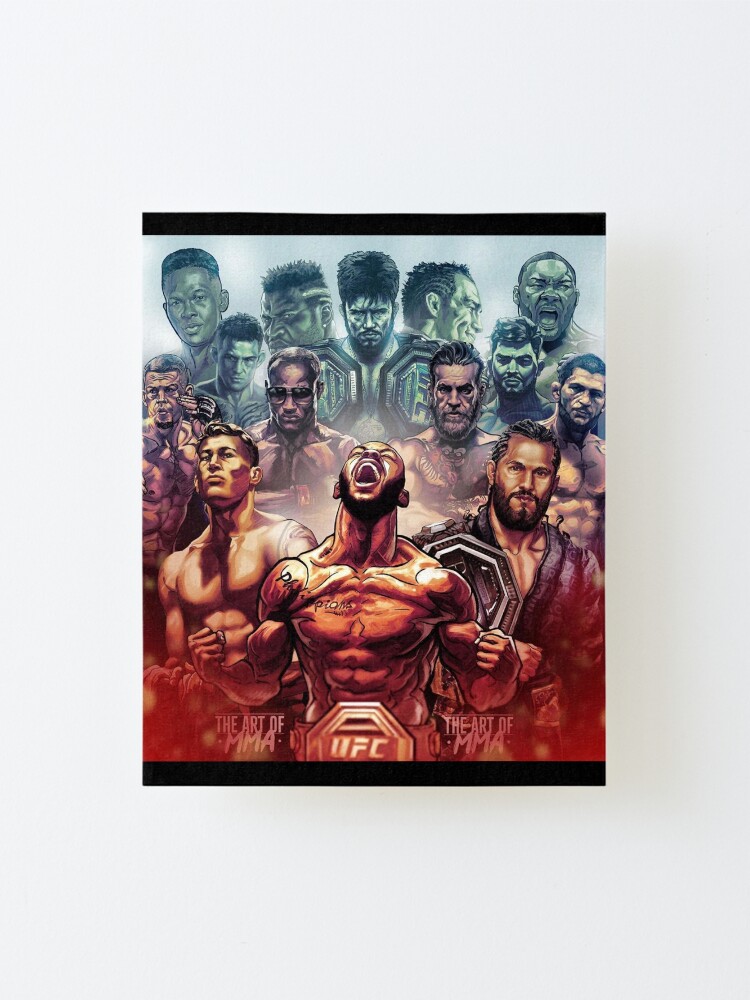 "UFC fighters art poster " Mounted Print for Sale by Grace-Cop | Redbubble