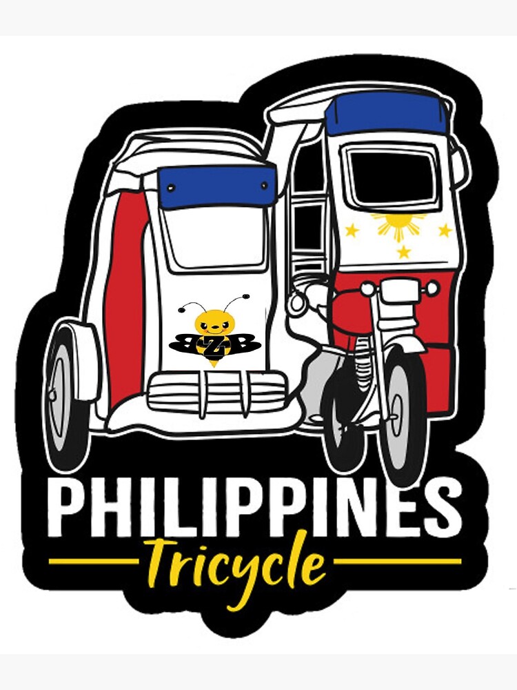 "Philippines Tricycle" Sticker for Sale by evepuyat | Redbubble