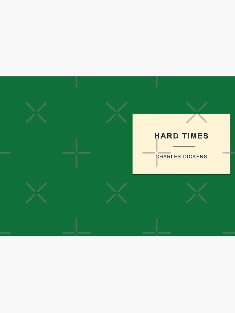 "Hard Times by Charles Dickens (vintage book cover) GREEN" Hardcover ...