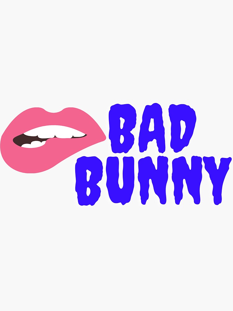 "CONEJO MALO" Sticker for Sale by Aguzman95 | Redbubble