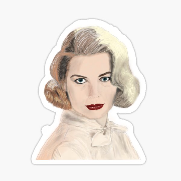 "Grace Kelly " Sticker for Sale by MovieFunTime | Redbubble