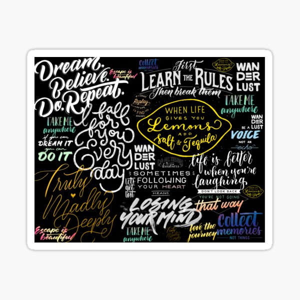 "Wordy Word Words...for inspired people. " Sticker for Sale by mspdgtt ...