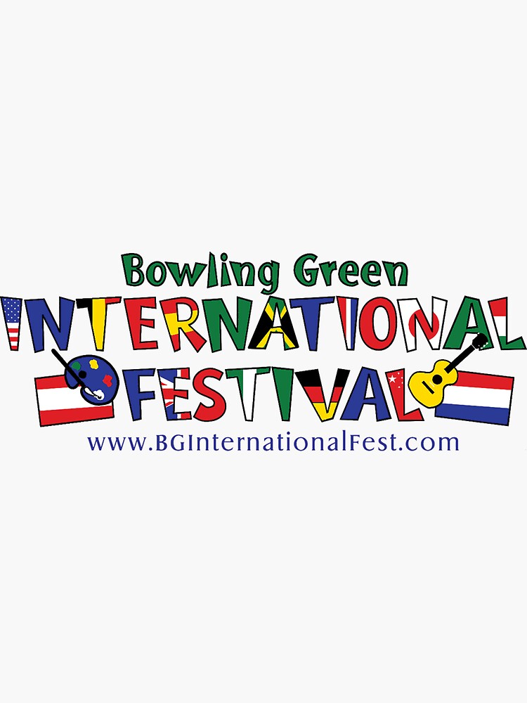 "Festival Logo" Sticker by BGInternational | Redbubble