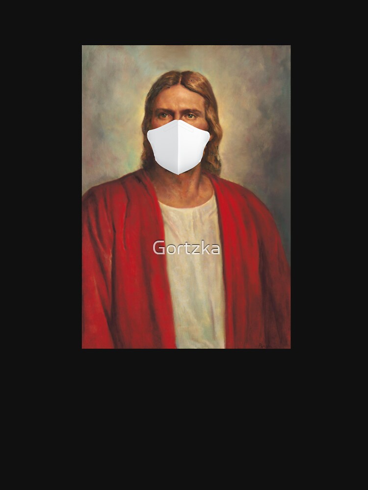 "Jesus Christ Wears A Mask For Christians Wearing Masks" T-shirt for ...