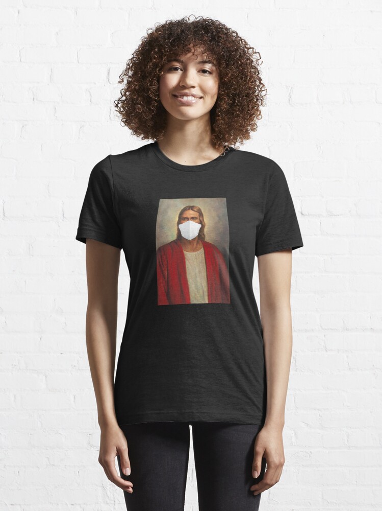 "Jesus Christ Wears A Mask For Christians Wearing Masks" T-shirt for ...