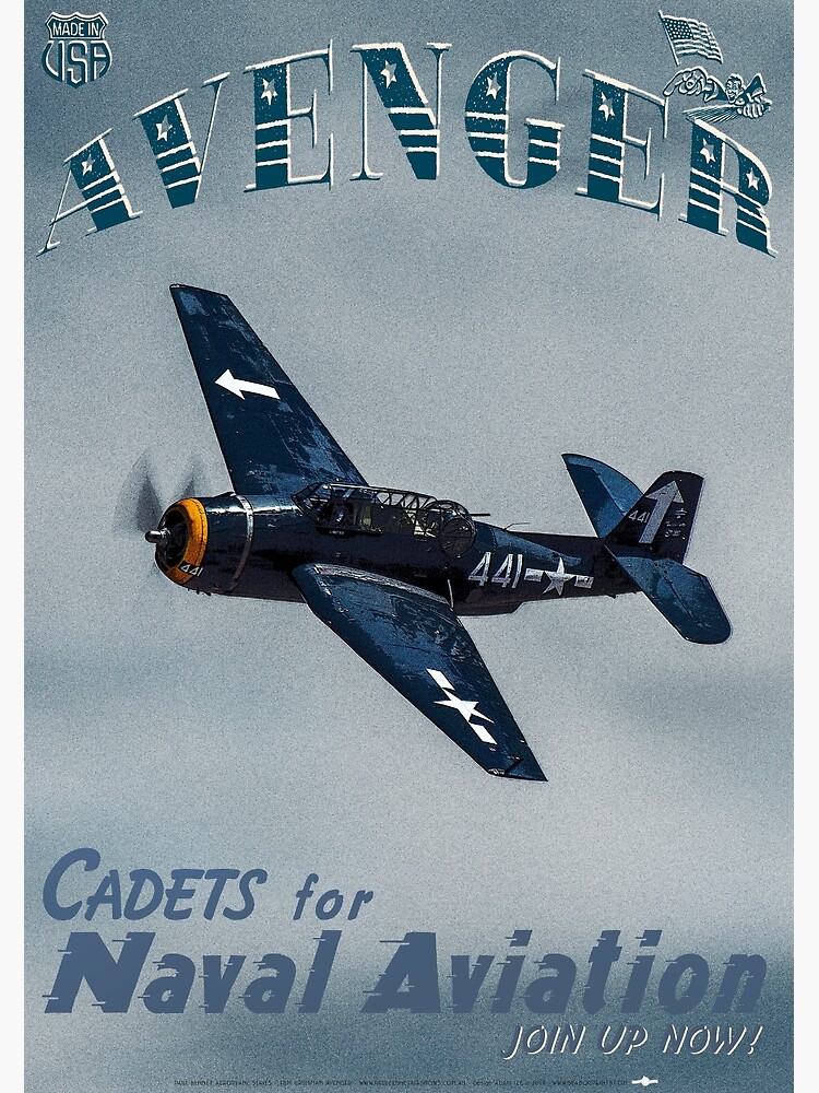 "TBM Grumman Avenger Poster" Poster by SEADOGPRINTS | Redbubble