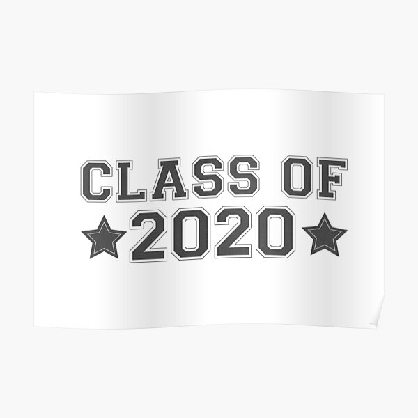 "Class Of 2020 School Graduation" Poster for Sale by HadeelStore ...