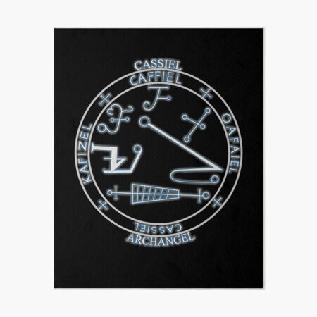 "ARCHANGEL CASSIEL sigil seal by Mortal Designs" Art Board Print by ...