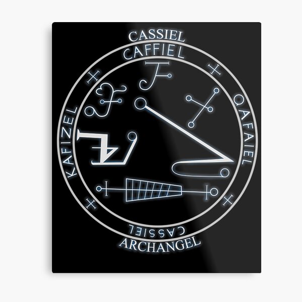 "ARCHANGEL CASSIEL sigil seal by Mortal Designs" Metal Print by ...